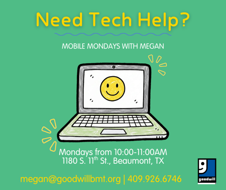 Mobile Mondays with Megan - Goodwill Beaumont